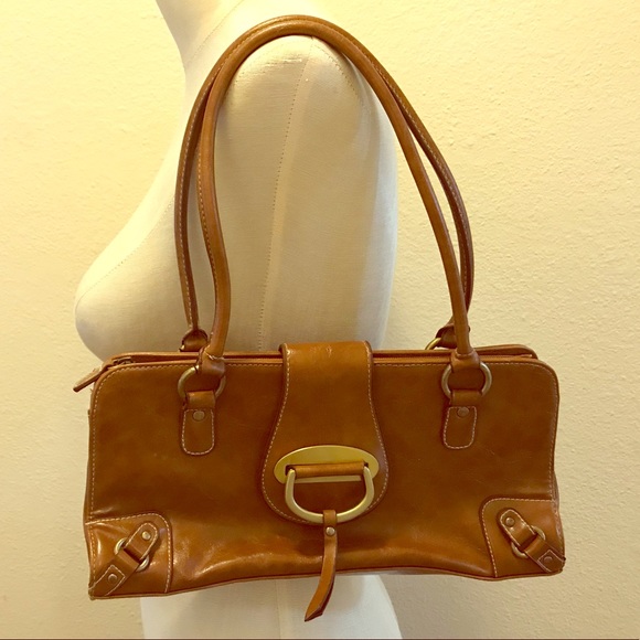Bags | Gorgeous Faux Camel Leather Boutique Handbag | Poshmark